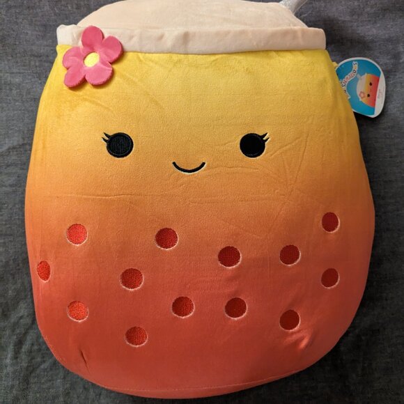 Squishmallows | Toys | Squishmallow 6 Inch Bergit Pink Boba Drink Plush ...
